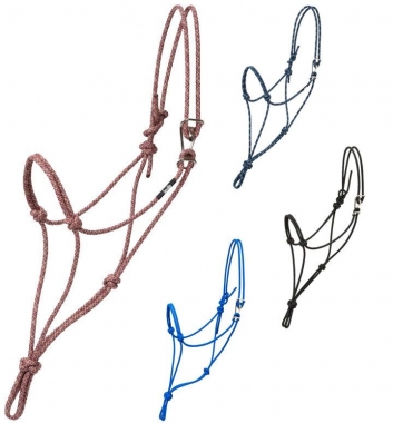Weaver Silvertip Rope Halter with Clip: Chicks Discount Saddlery