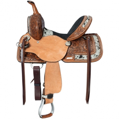 Royal King Longhorn Barrel saddle - Youth: Chicks Discount Saddlery