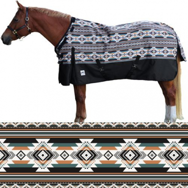 Rugged Ride Southwest 1200 Denier Adjustable Neck Turnout Sheet: Chicks ...