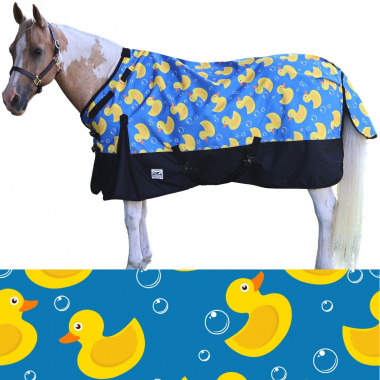 Rugged Ride Duck Bubbles 1200 Denier Adjustable Neck Turnout Sheet ...