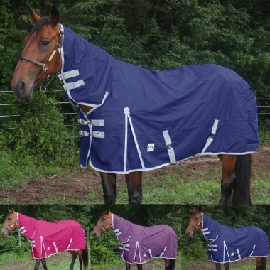 Rugged Ride 1200 Denier Combo Neck Heavyweight Turnout Blanket - 300 gr ...