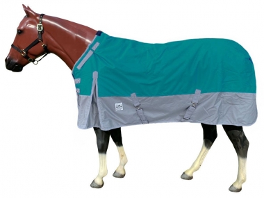 Rugged Ride 1200 Denier Waterproof Adjustable Neck Turnout Blanket ...