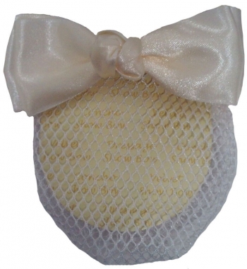Intrepid Ivory Satin Show Bow With Center Knot: Chicks Discount Saddlery