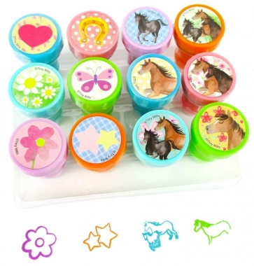 Horse and Pony Stamp Kit - 12pc: Chicks Discount Saddlery