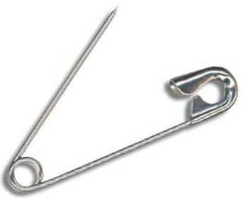 15 Count Bandage / Safety Pins - 2 1/4 Inch: Chicks Discount Saddlery