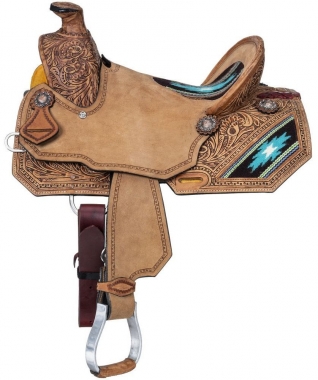 Silver Royal Aztec Wade 10- Inch Youth/Pony Saddle: Chicks Discount ...