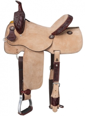 Silver Royal Brooks Roughout Barrel Saddle - 14. 15, 16 Inch: Chicks ...