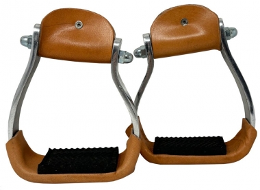 Rugged Ride Aluminum Angled Stirrups: Chicks Discount Saddlery