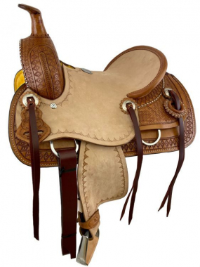 Double T Youth 12 Inch Hardseat Roping Style Saddle With Diamond ...