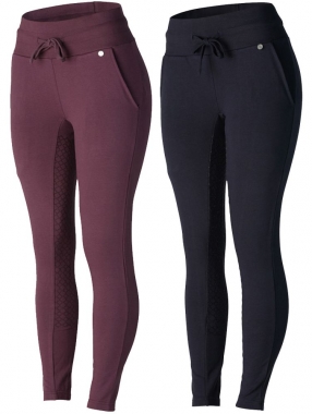Horze Elinor Woman's Cotton Stretch Riding Tights with Pockets: Chicks ...