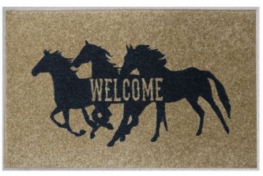 Showman Welcome Floor Mat: Chicks Discount Saddlery