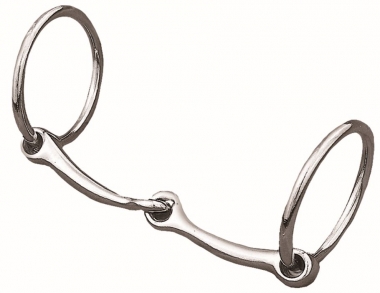 Weaver Jointed Ring Snaffle With 2 1/2 Inch Rings - 5 Inch Mouth ...